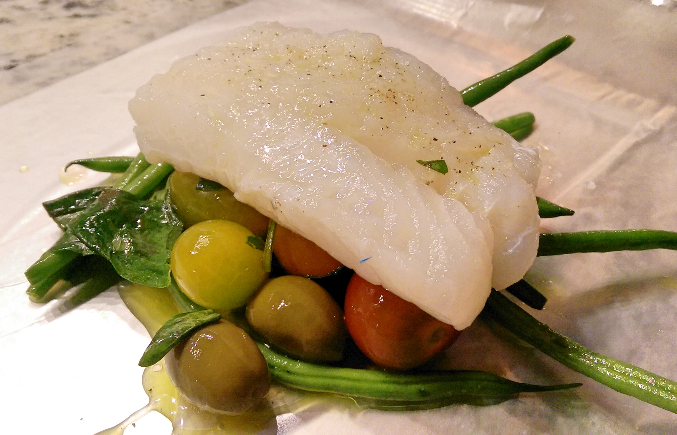 It’s not Fish N’ Chips but Cod N’ Tomatoes! – taste2taste